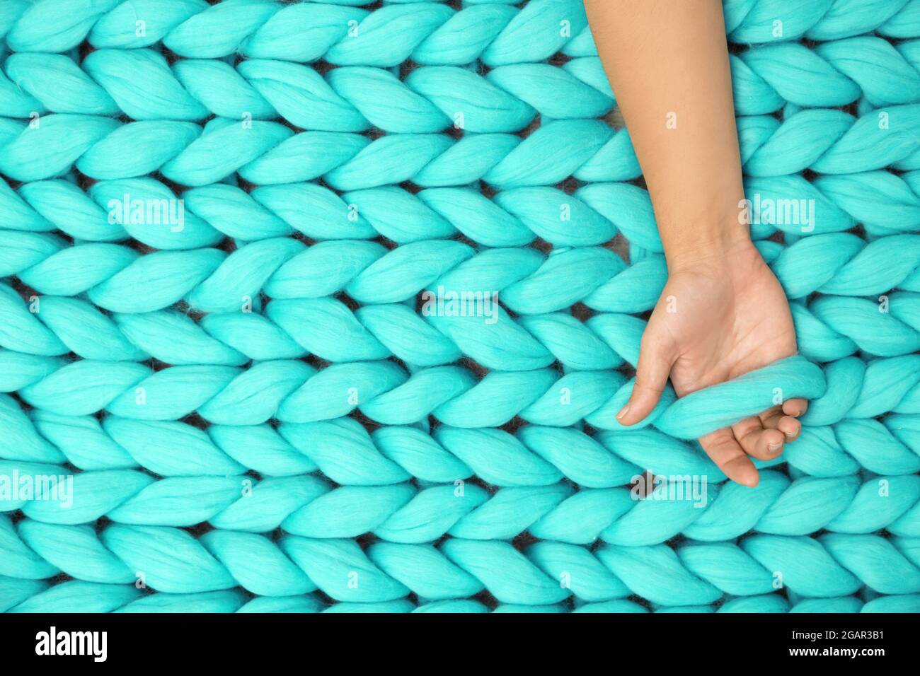 Knitted woolen background Stock Photo - Alamy