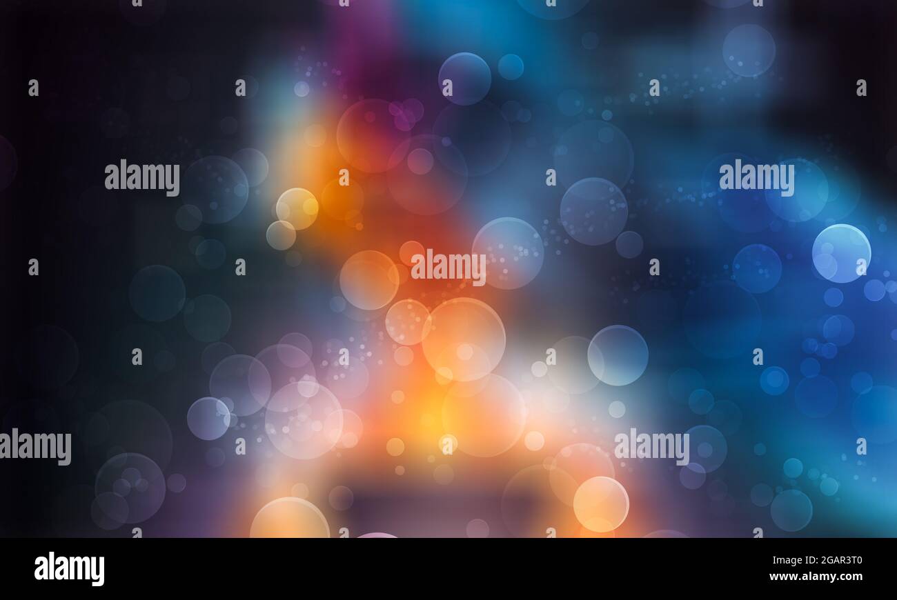 Digital creative abstract background with bokeh wallpaper color ...
