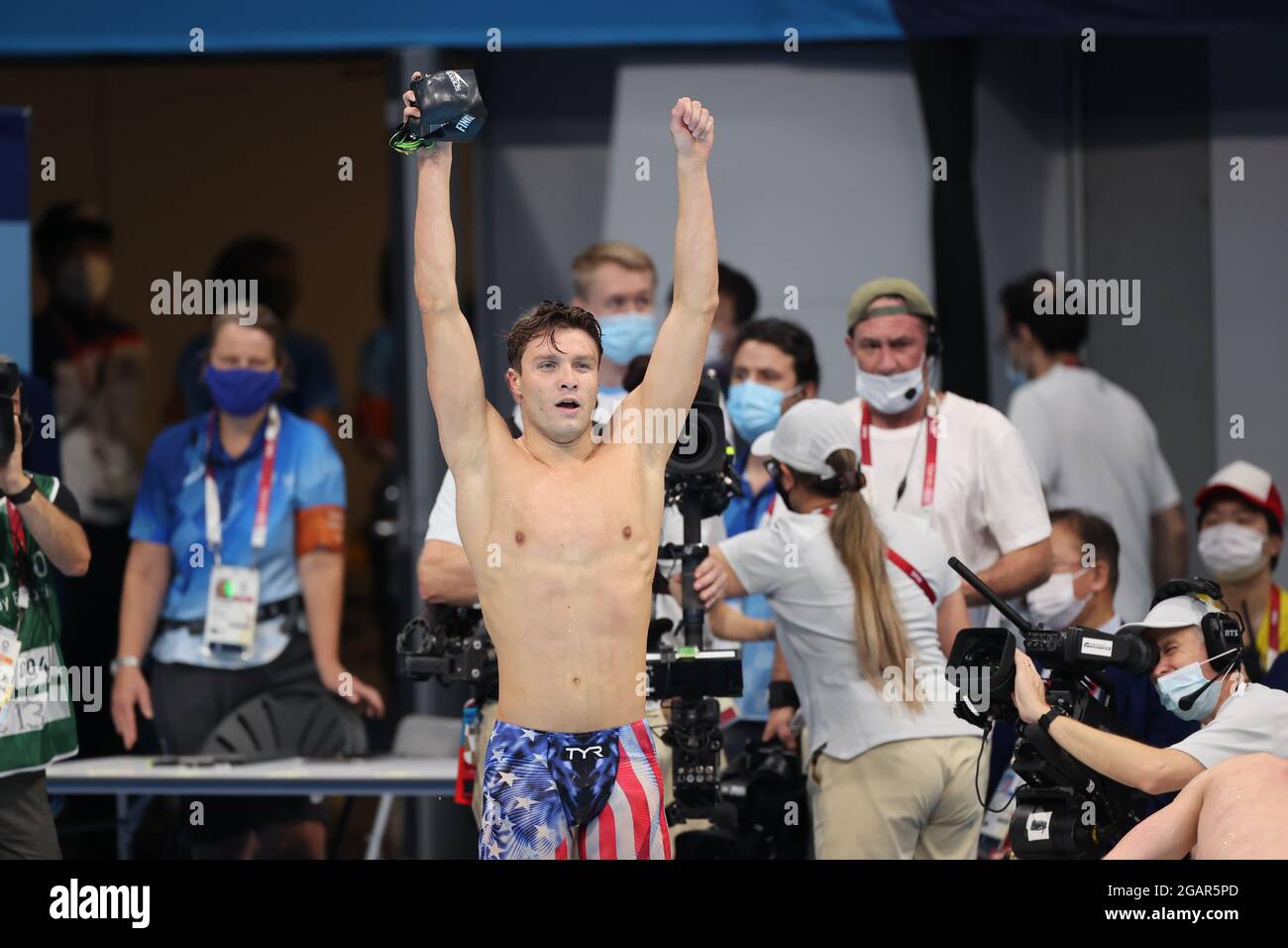 Robert FINKE (USA), AUGUST 1st, 2021 - Swimming : Men's 1500m Freestyle ...