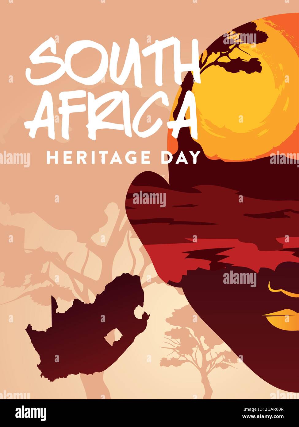 south africa heritage poster Stock Vector Image & Art - Alamy