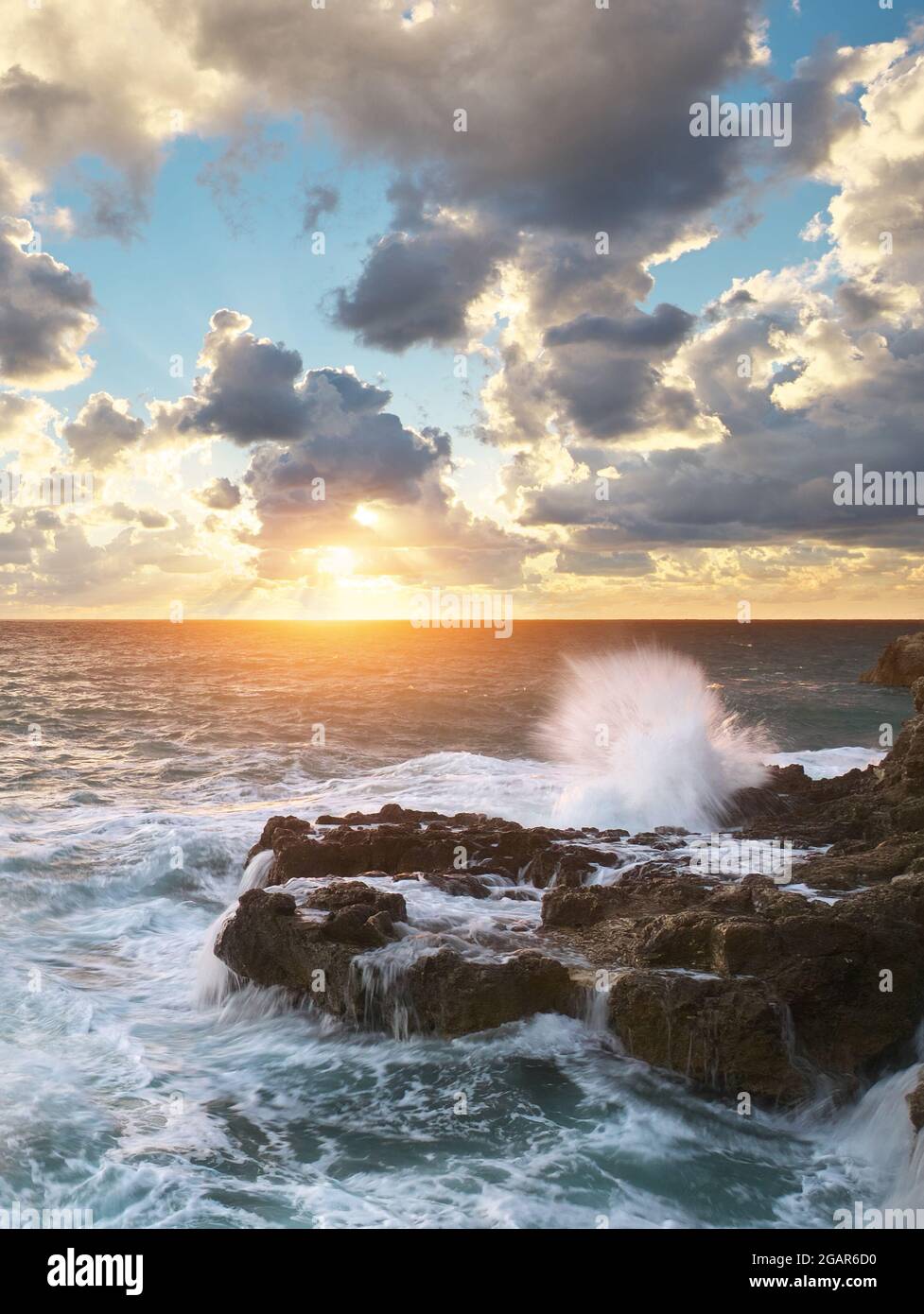 Beautiful seascape.Composition of nature Stock Photo - Alamy