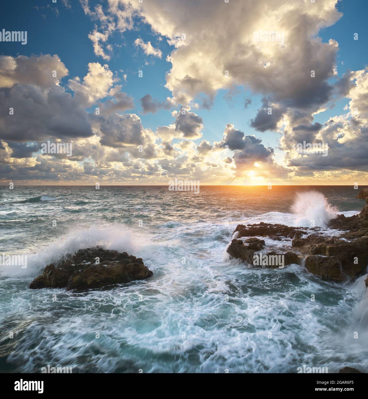 Beautiful seascape.Composition of nature Stock Photo - Alamy