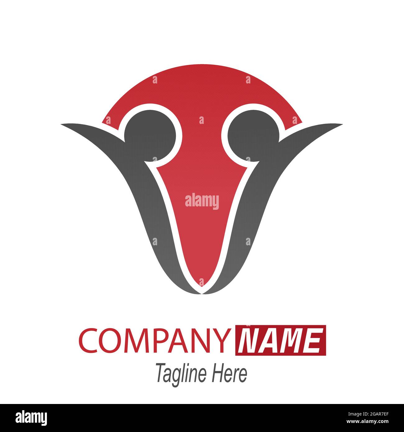 Vector abstract icon for a logo, sticker or brand, for websites and ...