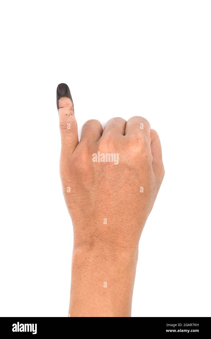 Ink finger voting hi-res stock photography and images - Alamy