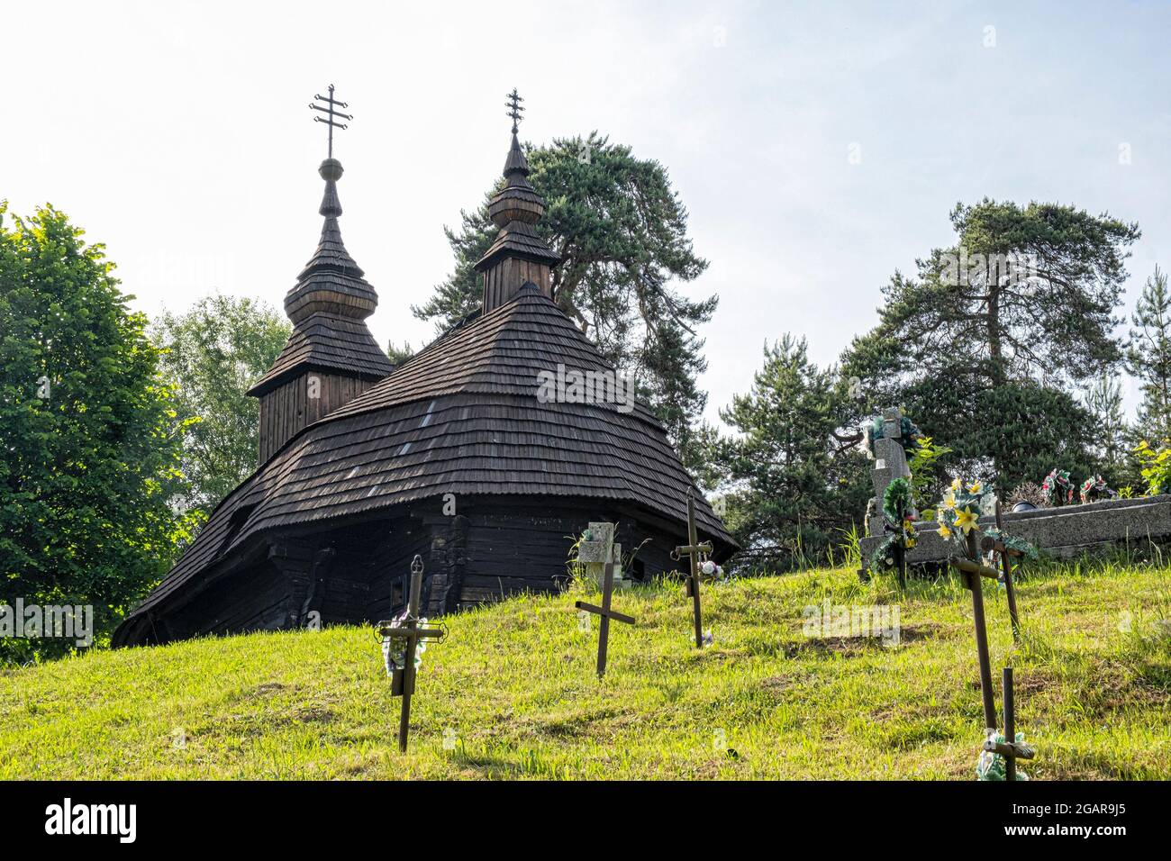 Wooden Greek Catholic Church St. Michael Archangel, Inovce village ...