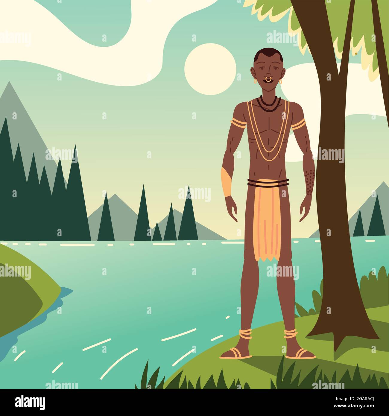River tribe Stock Vector Images - Alamy