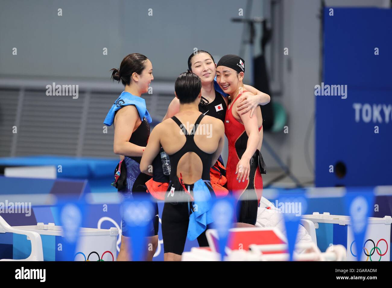 Tokyo, Japan. 1st Aug, 2021. (L-R) Kanako Watanabe, Anna Konishi ...