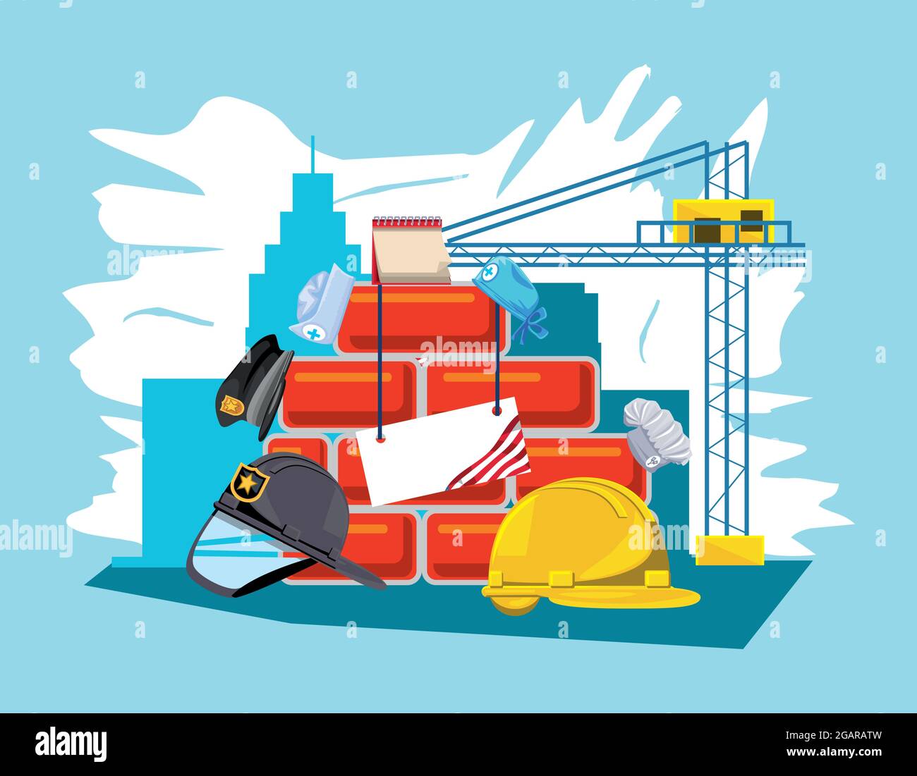 labor day poster Stock Vector Image & Art - Alamy