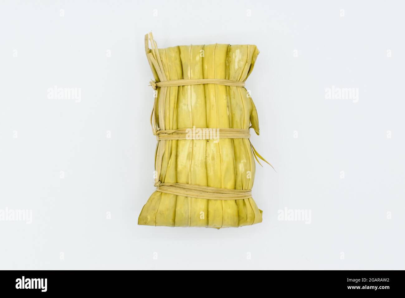 Myanmar or Burmese traditional street food, glutinous rice zongzi ...