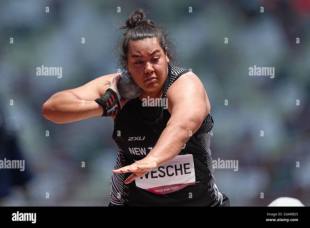 Tokio, Japan. 01st Aug, 2021. Athletics: Olympics, shot put, women ...
