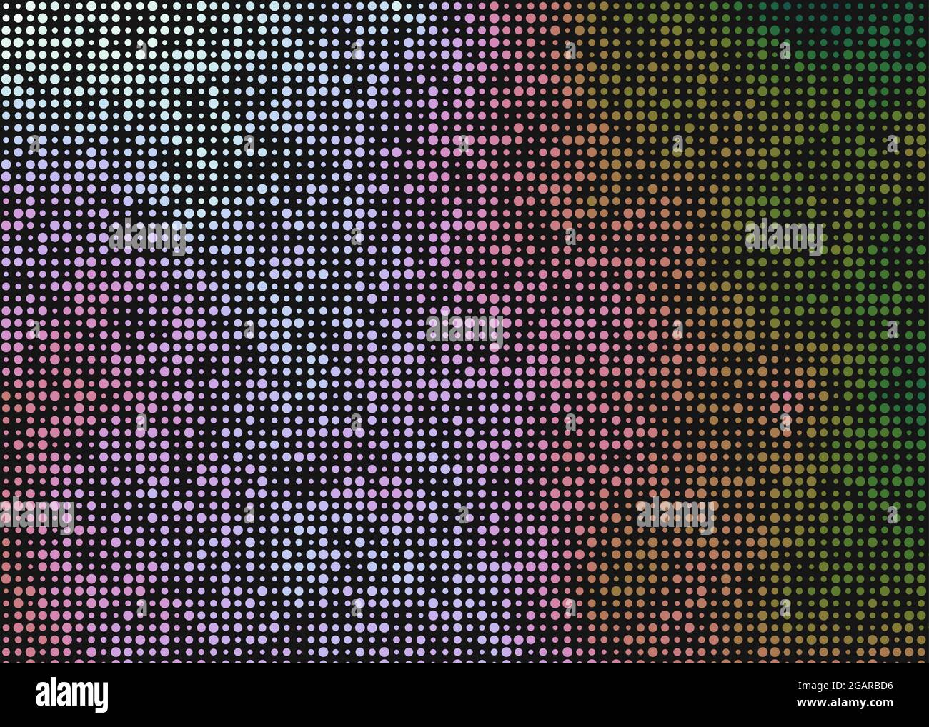 Abstract Geometrical color pixel generative art illustration Stock ...