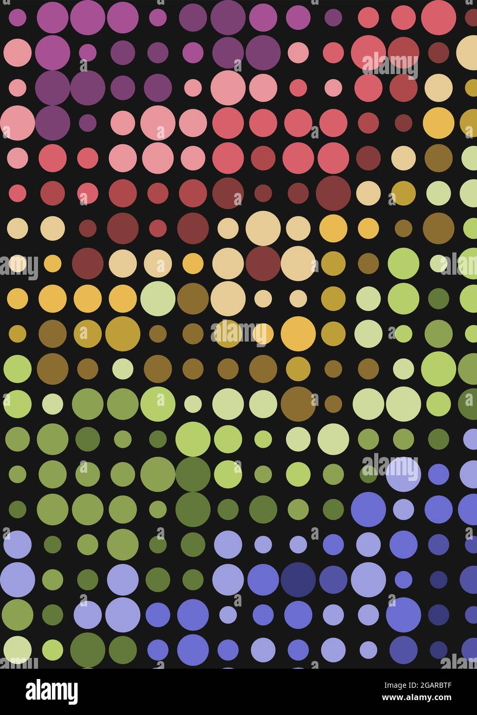 Abstract Geometrical color pixel generative art illustration Stock ...