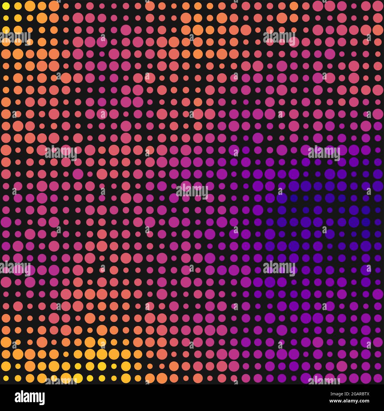 Abstract Geometrical color pixel generative art illustration Stock ...