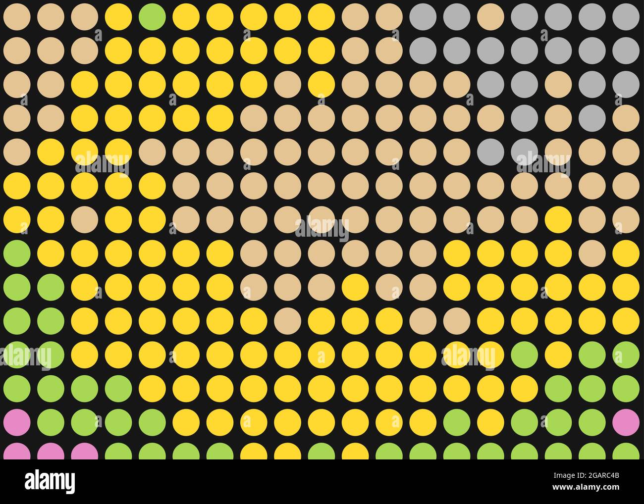 Abstract Geometrical color pixel generative art illustration Stock ...