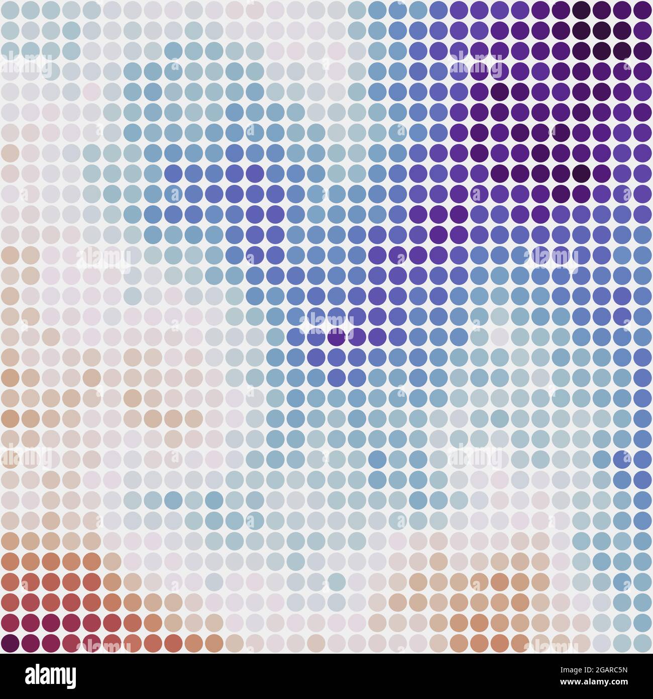 Abstract Geometrical color pixel generative art illustration Stock ...