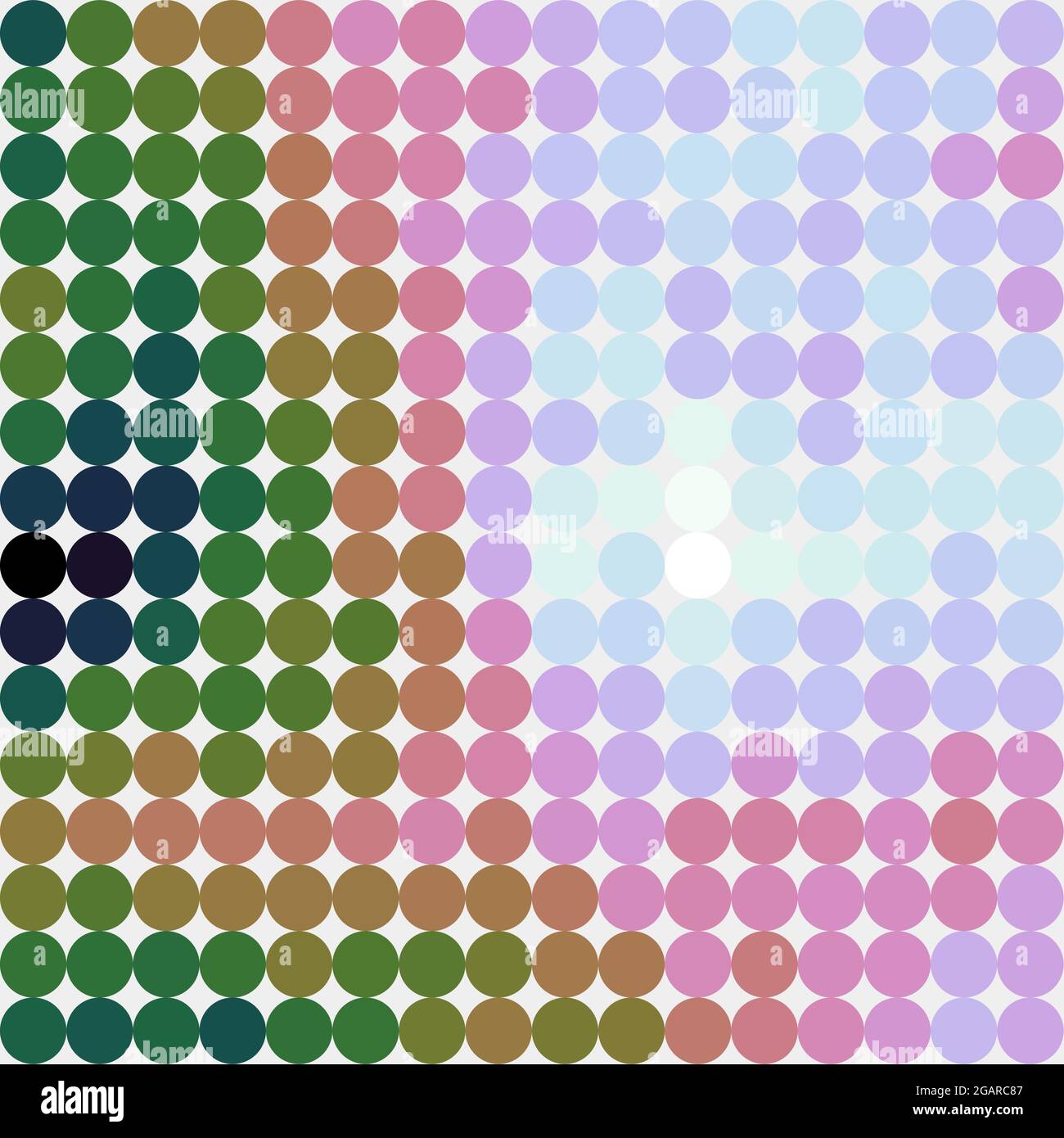 Abstract Geometrical color pixel generative art illustration Stock ...