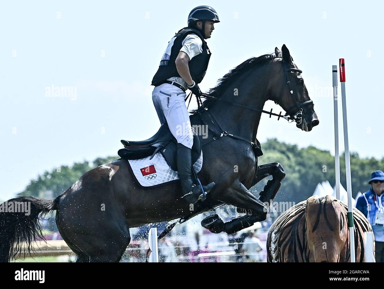 Tokyo, Japan. 1st Aug, 2021. China's Sun Huadong competes with his ...