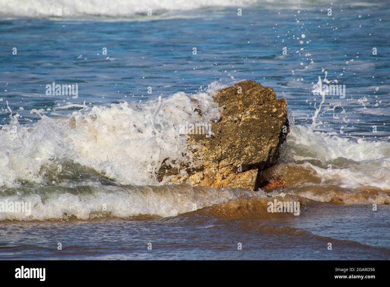 Beach scene from Lookout Beach in Plettenberg Bay on the Garden Route ...