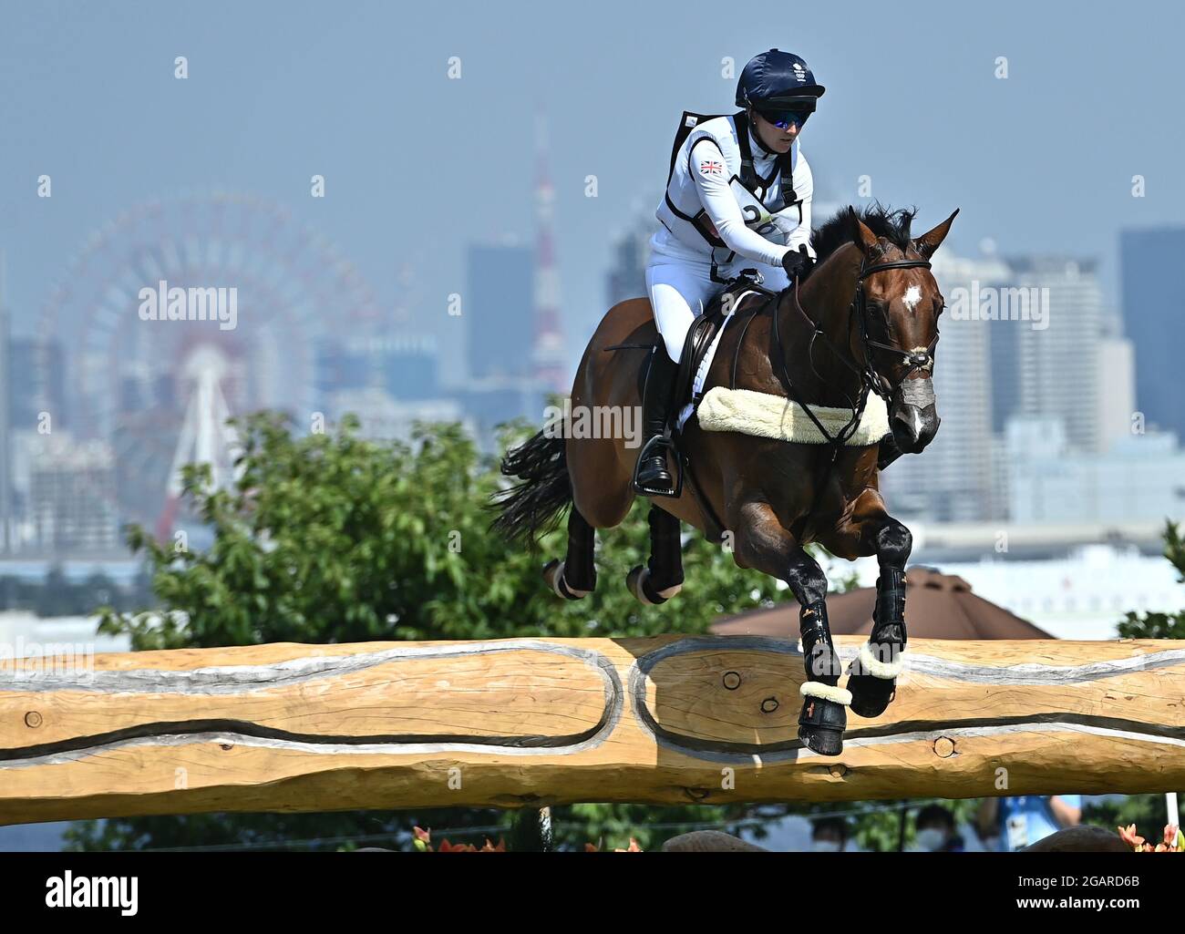 Tokyo, Japan. 1st Aug, 2021. Laura Collett of Great Britain competes ...