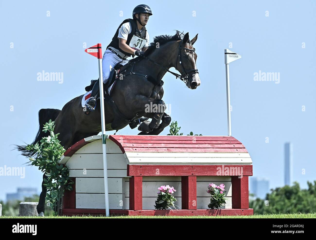 Tokyo, Japan. 1st Aug, 2021. China's Sun Huadong competes with his ...