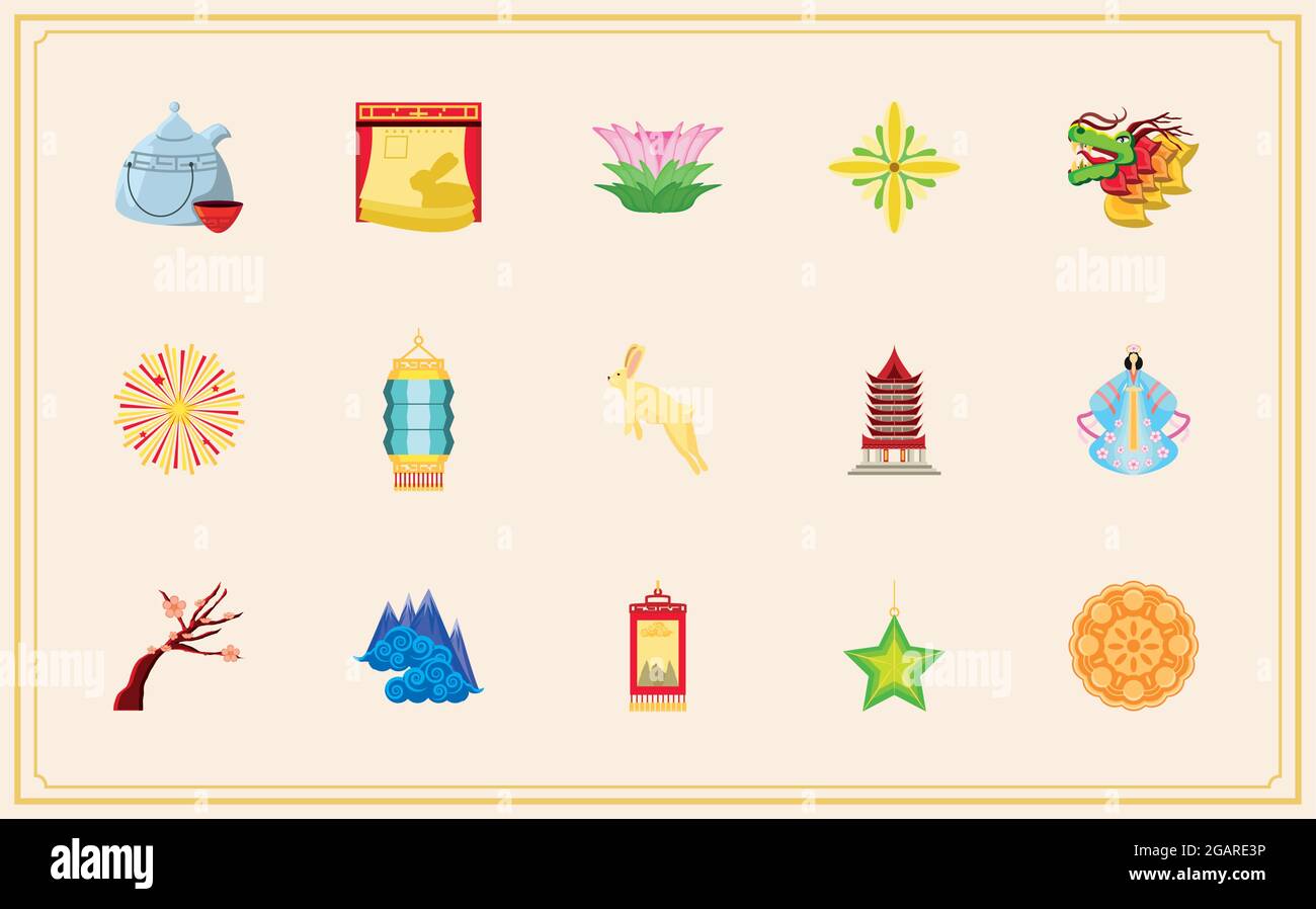 chinese tradition icons Stock Vector Image & Art - Alamy