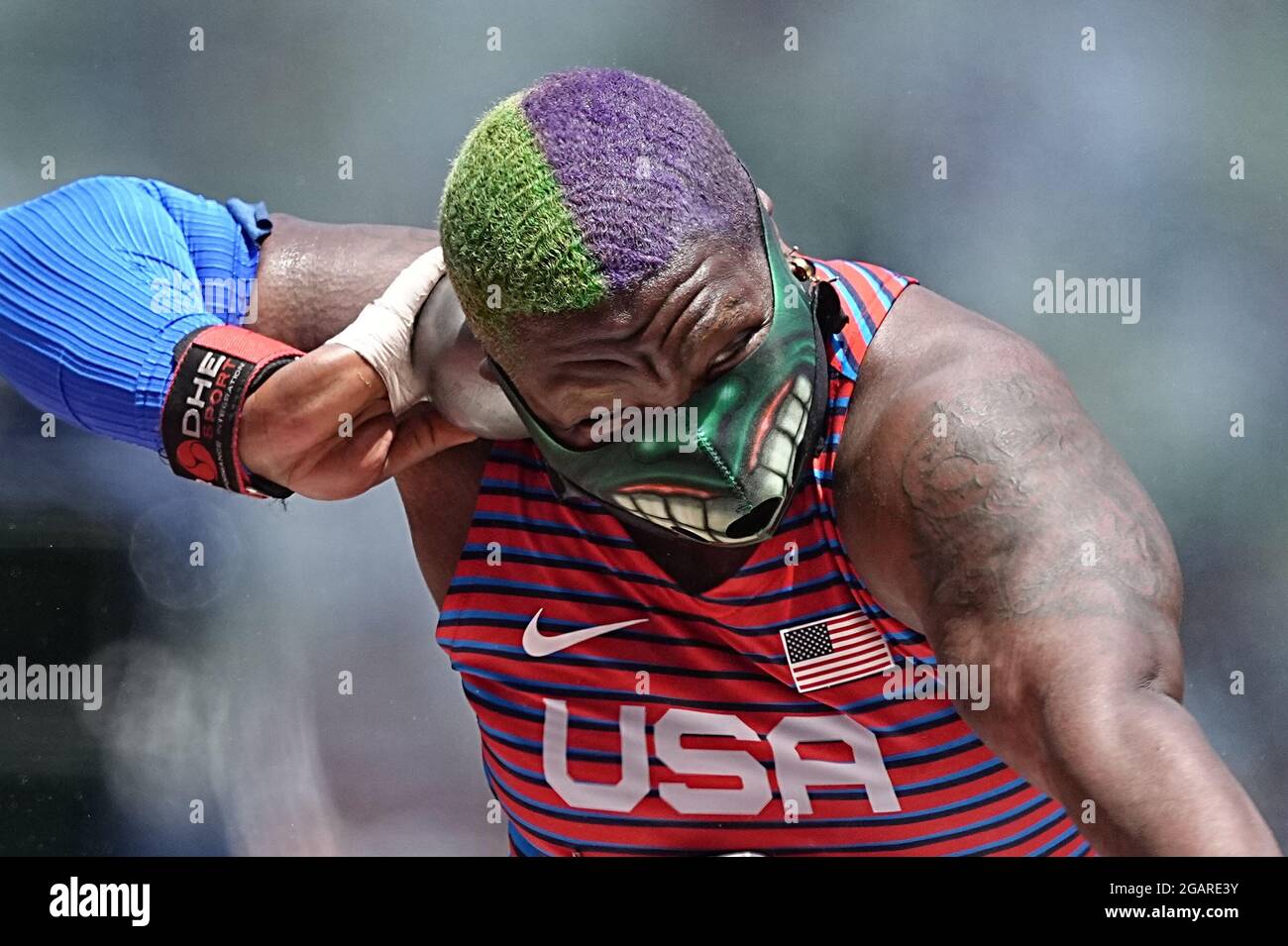 Tokio, Japan. 01st Aug, 2021. Athletics: Olympics, shot put, women ...