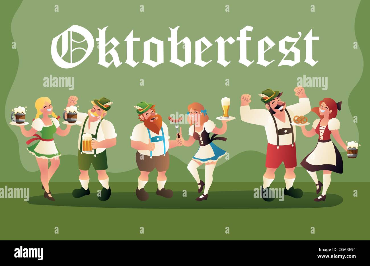 german people celebration Stock Vector Image & Art - Alamy