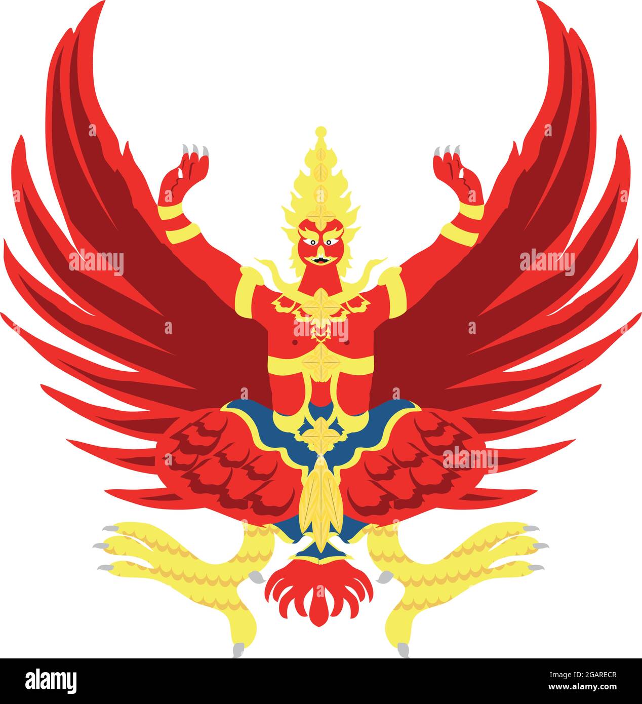 Garuda history Stock Vector Images - Alamy