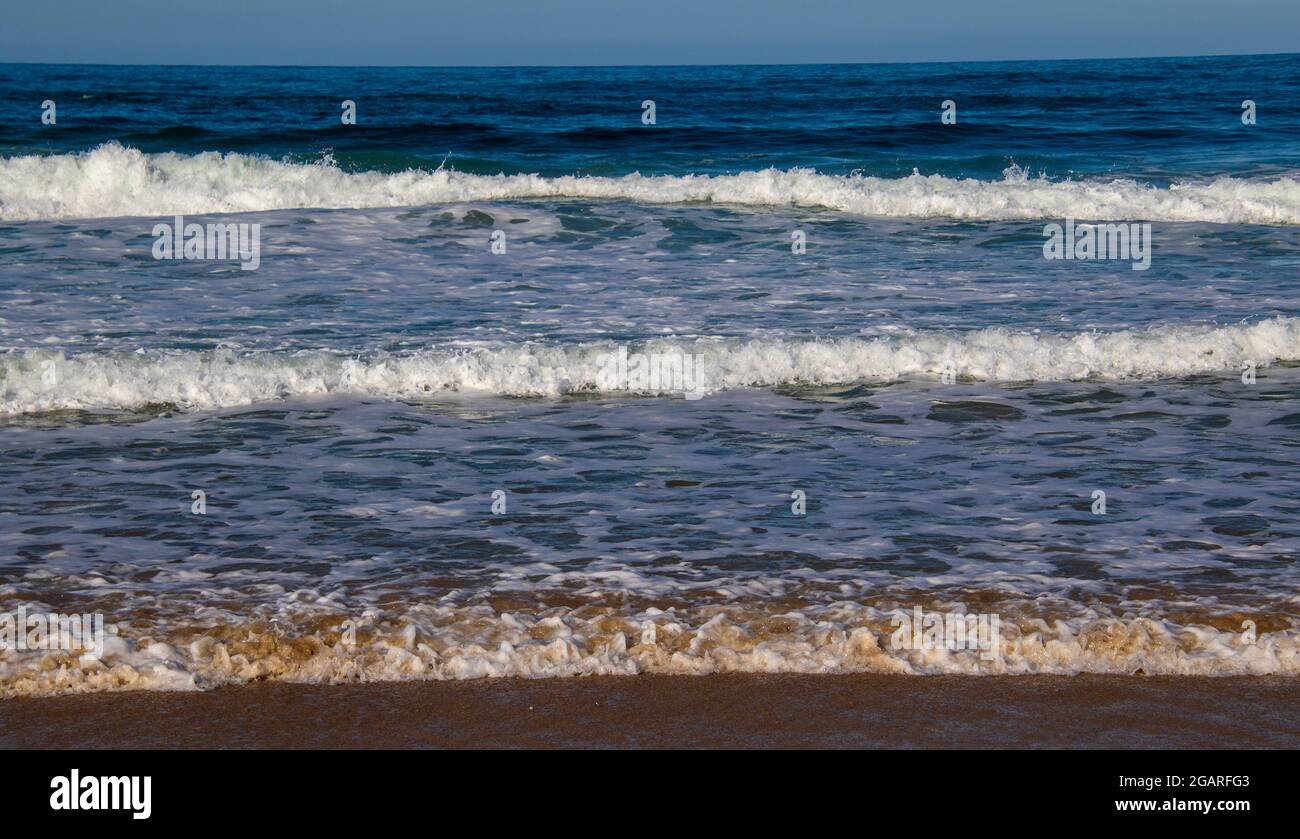Beach scene from Lookout Beach in Plettenberg Bay on the Garden Route ...