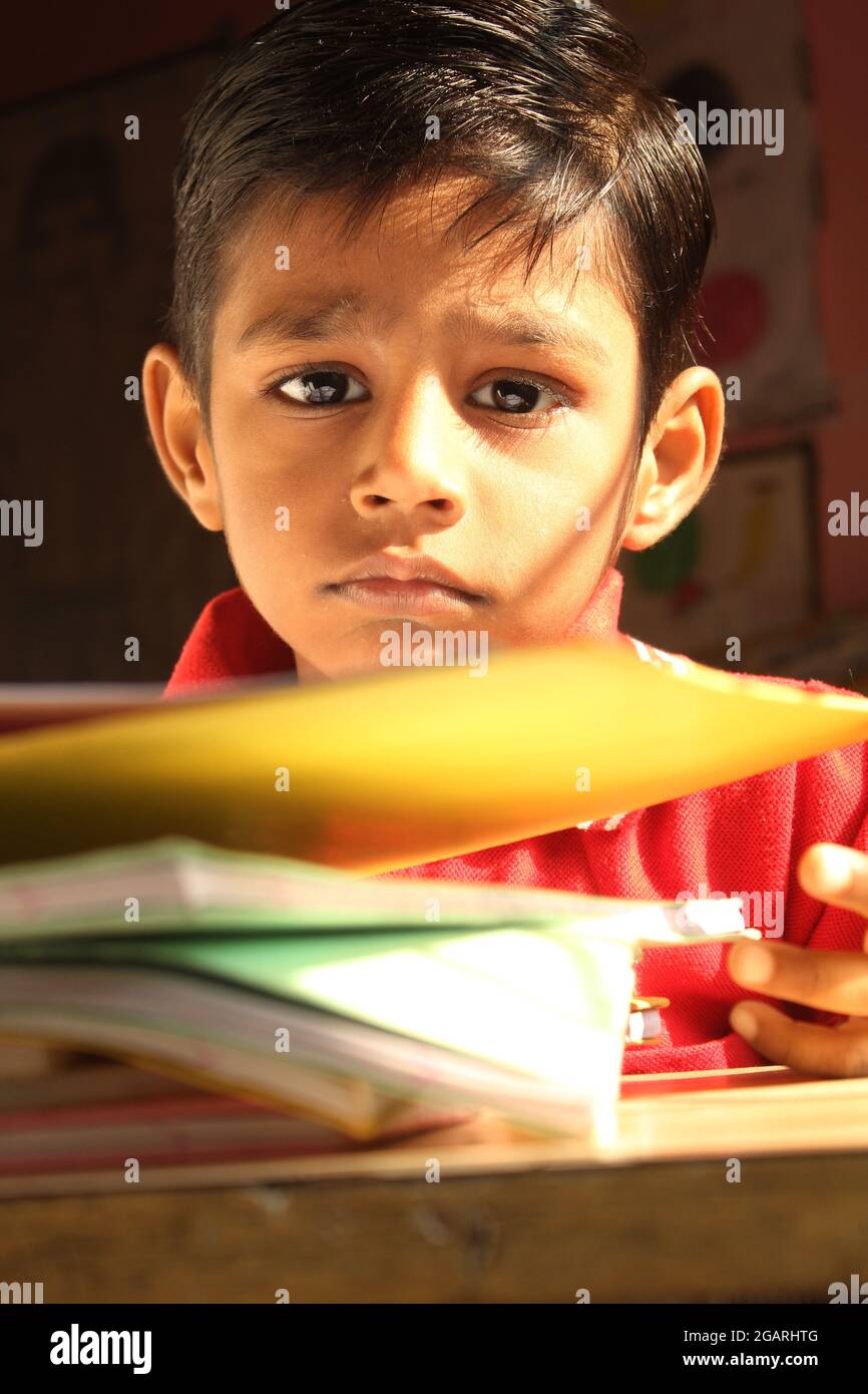 Indian School Kids Students Notebook Writing Study Education In Class ...