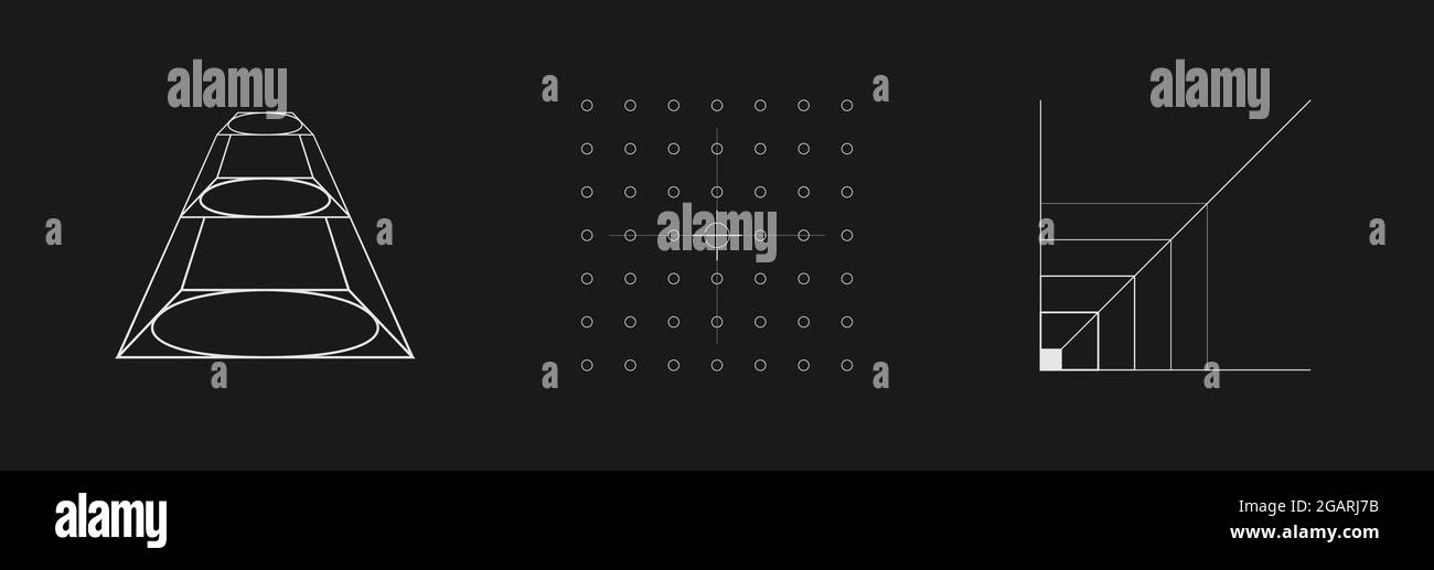 Coordinate effect Black and White Stock Photos & Images - Alamy