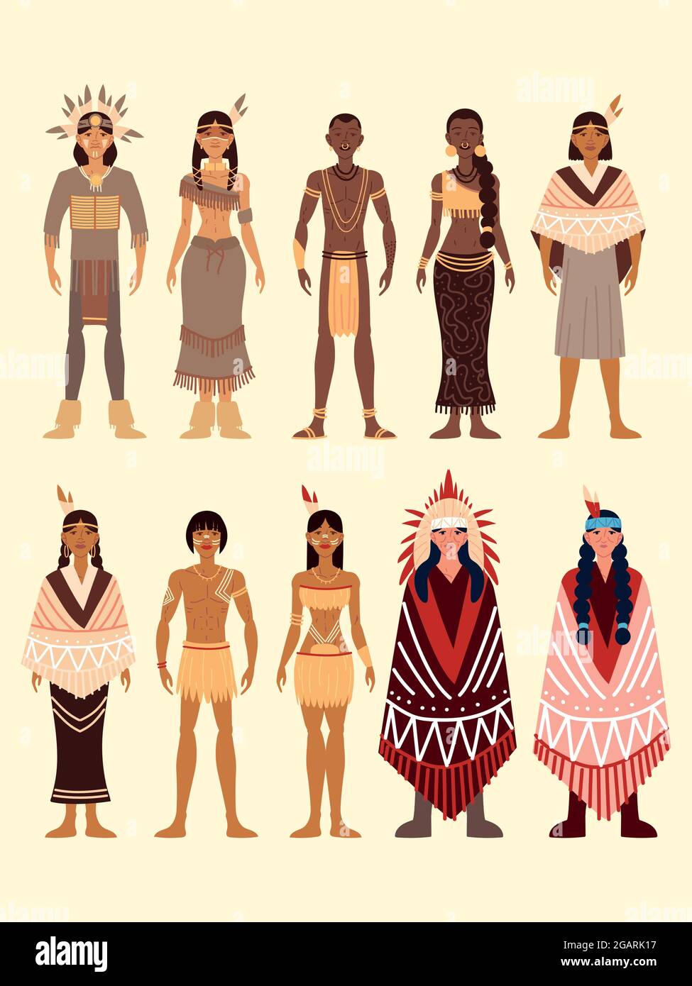 native indigenous people Stock Vector Image & Art - Alamy
