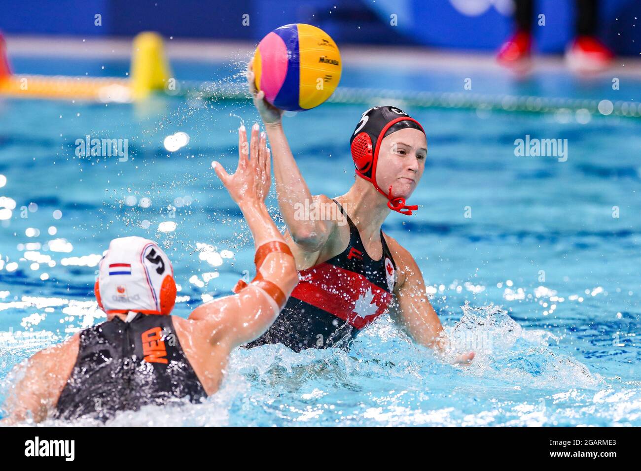 TOKYO, JAPAN - AUGUST 1: Iris Wolves of the Netherlands, Monika Eggens ...