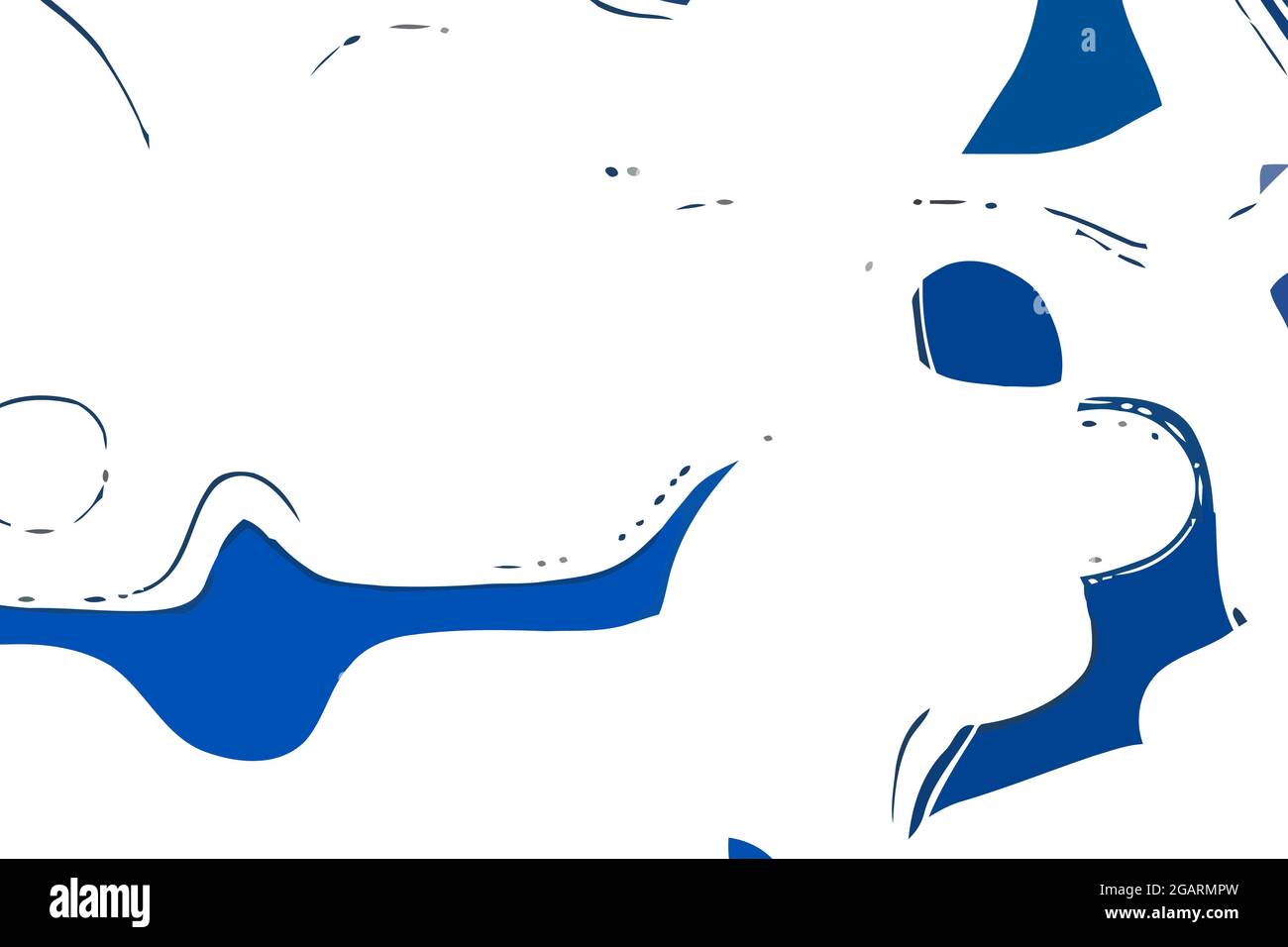 Blue and white background. Abstract vector. Moving waves design. Fluid ...