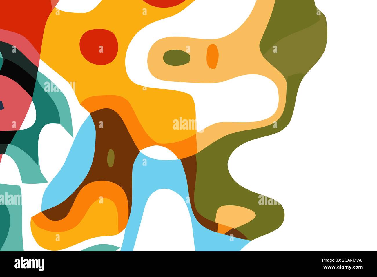 Colorful dynamic background. Abstract vector.Digital curve design. 2D ...