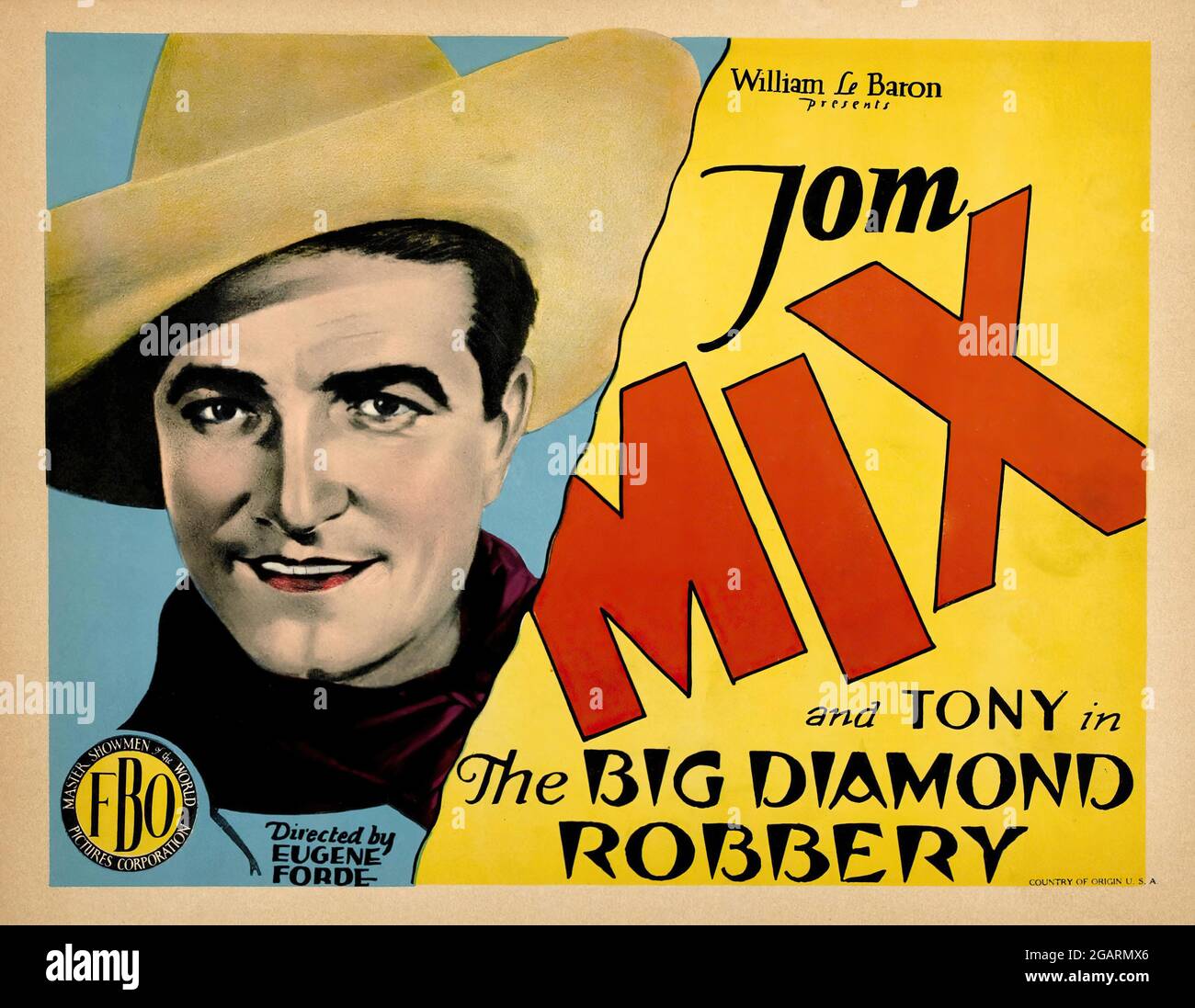 TOM MIX in THE BIG DIAMOND ROBBERY (1929), directed by EUGENE FORDE ...