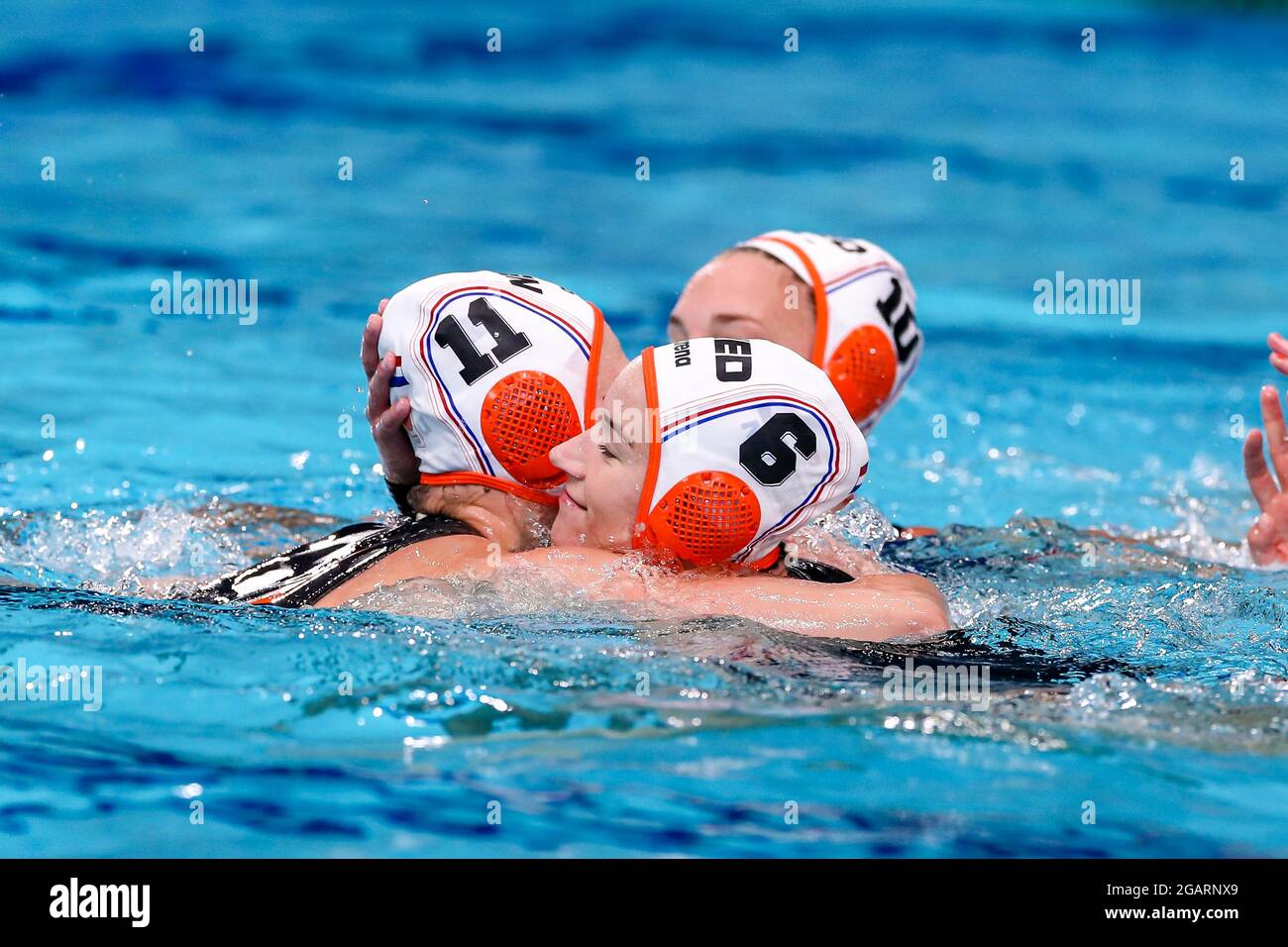 TOKYO, JAPAN - AUGUST 1: Simone van de Kraats of the Netherlands, Ilse ...
