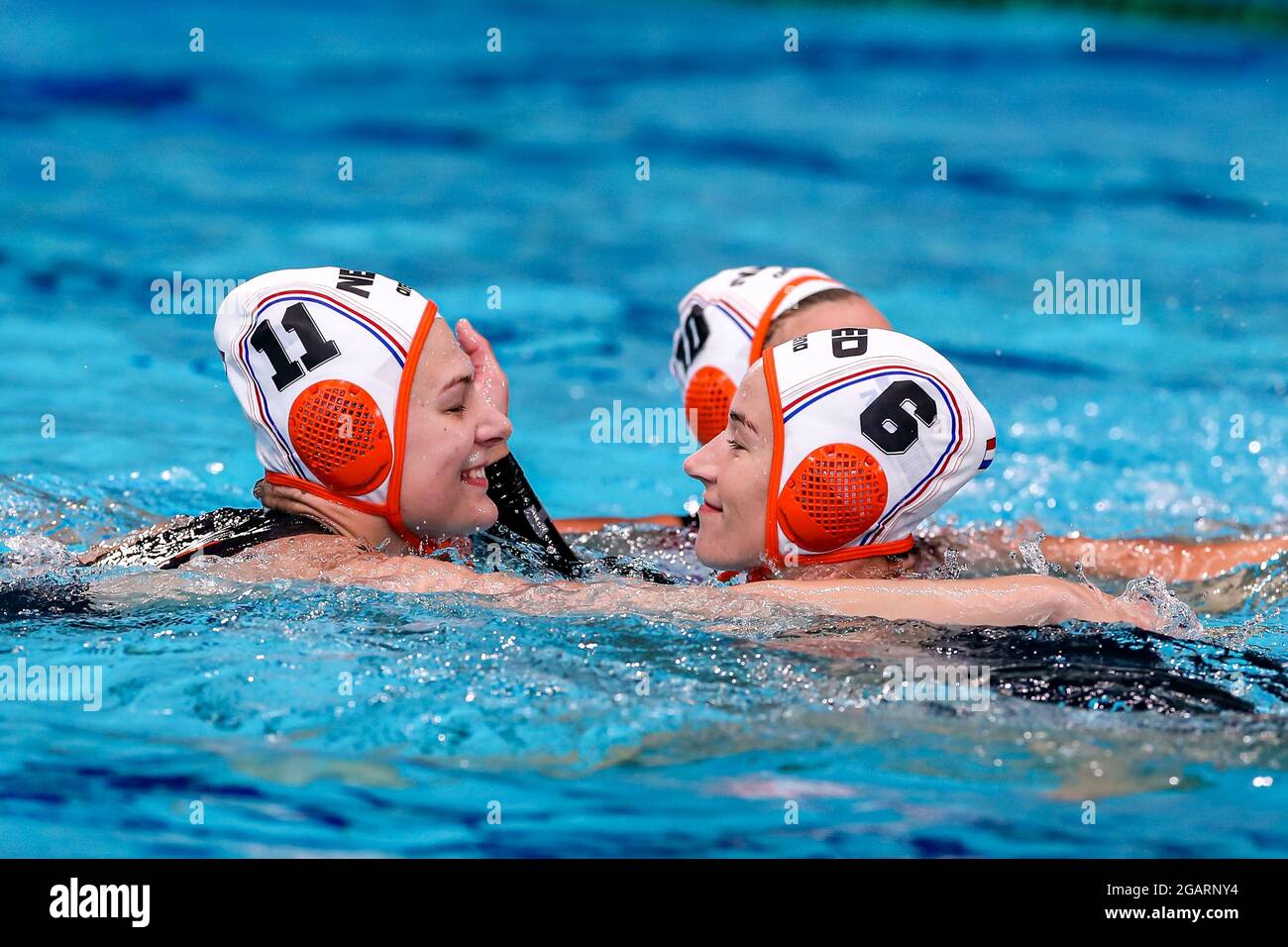 TOKYO, JAPAN - AUGUST 1: Simone van de Kraats of the Netherlands, Ilse ...