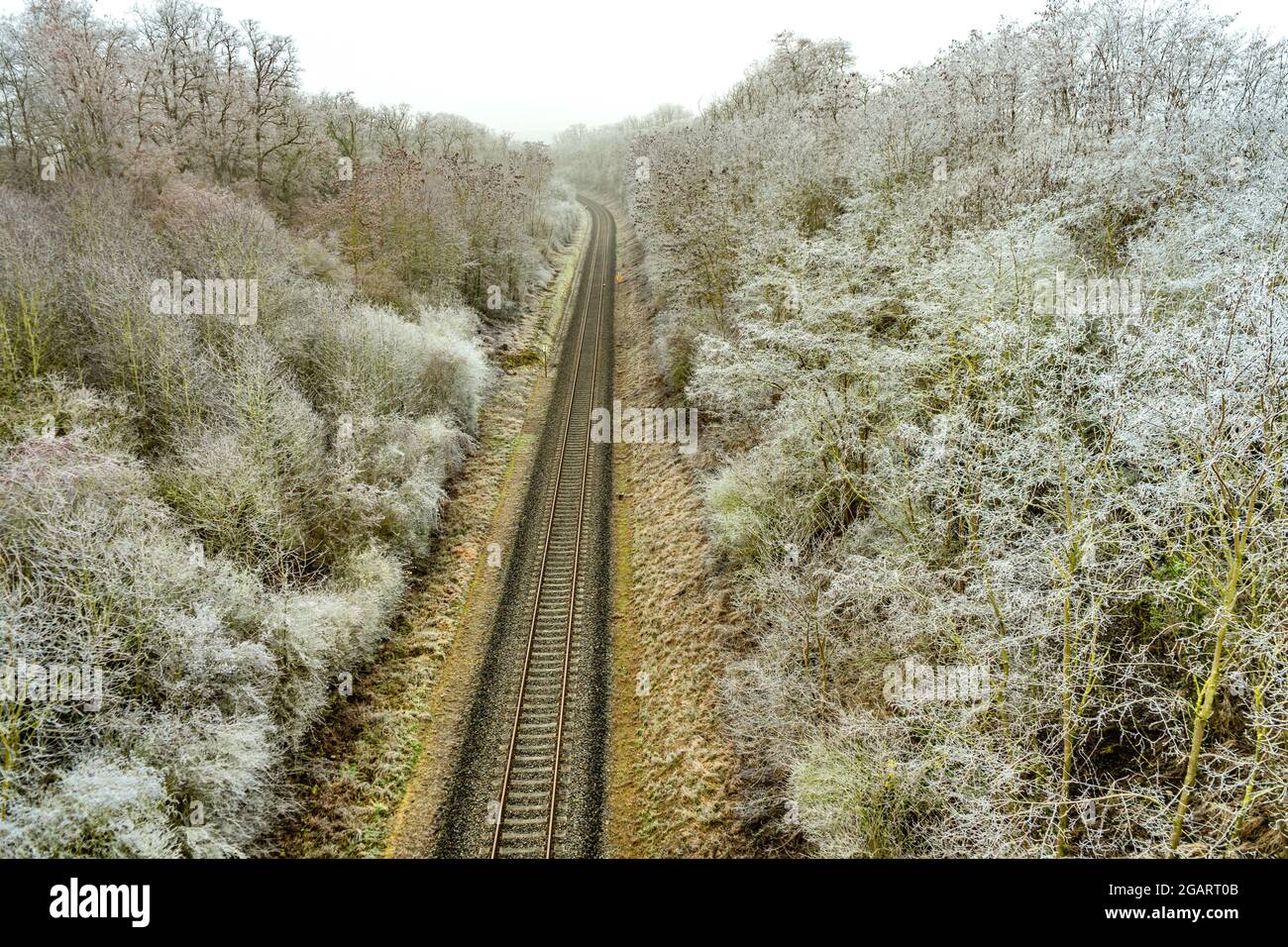 Railway areal view hi-res stock photography and images - Alamy