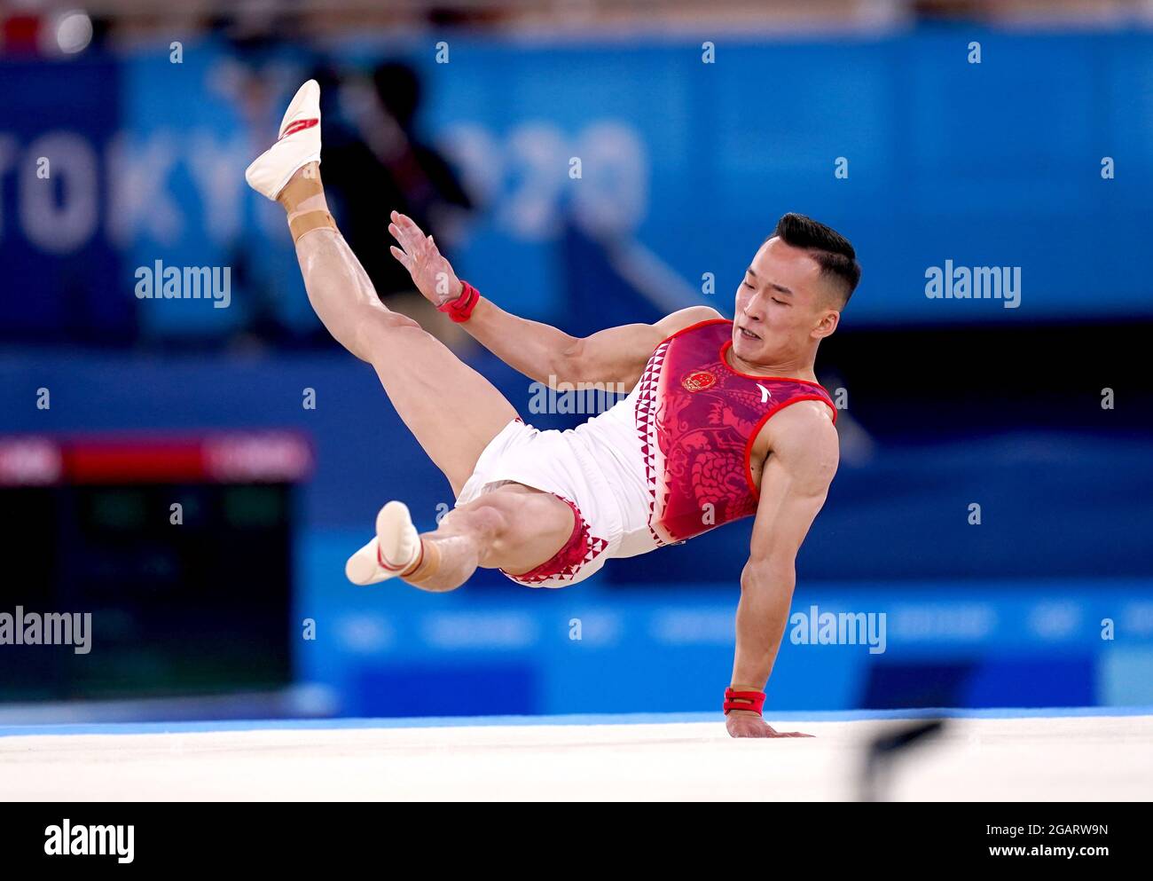 People's Republic of China's Xiao Ruoteng during the Men's Floor ...