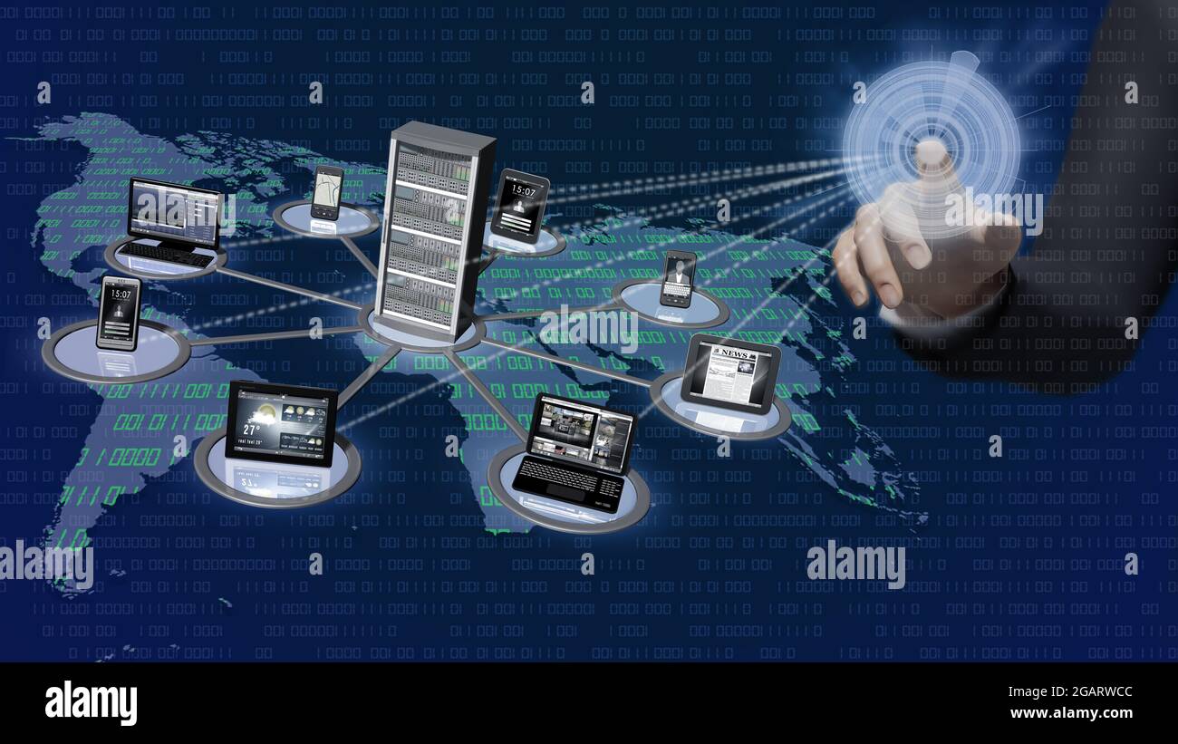 3d man computer hi-res stock photography and images - Alamy