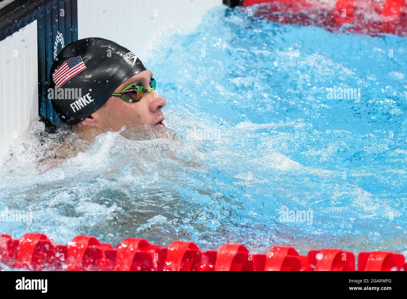 TOKYO, JAPAN - AUGUST 1: Winner Robert Finke of the United States of ...