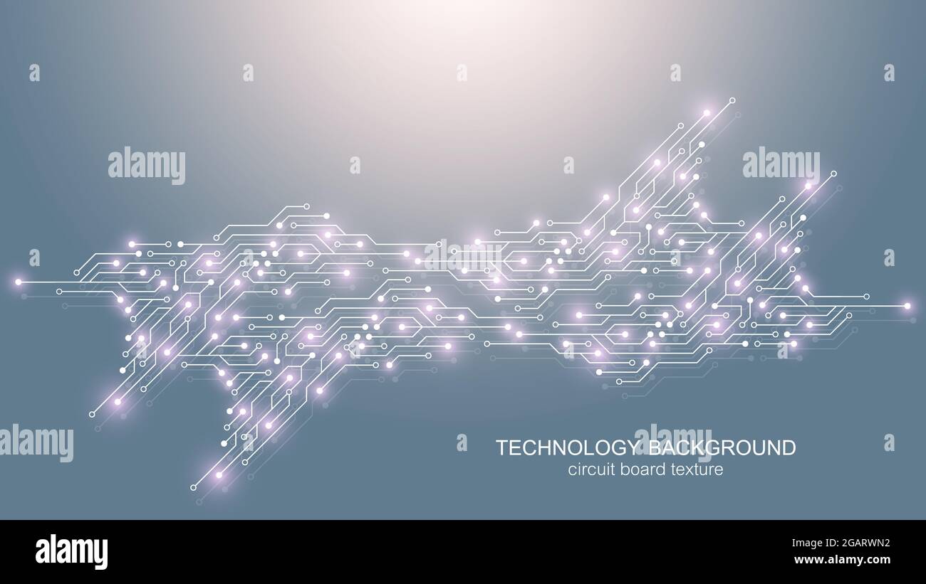 Motherboard vector background with circuit board electronic elements ...