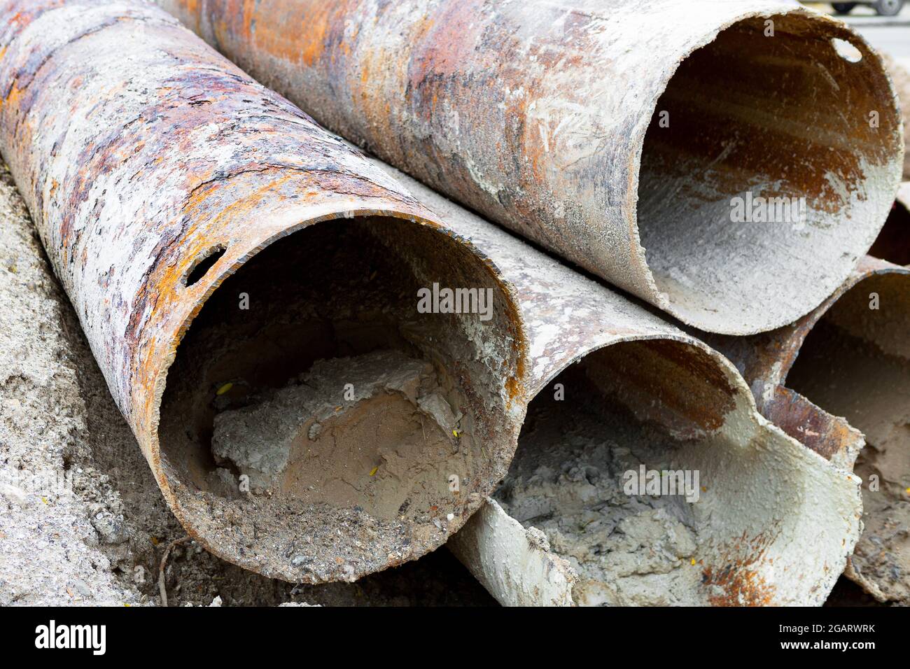 Rusty Metal Pipes