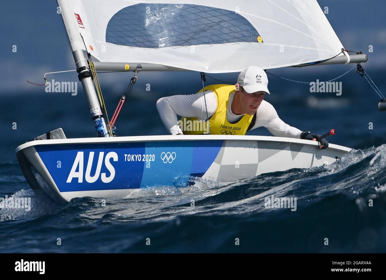 Kanagawa, Japan. 1st Aug, 2021. Matt Wearn of Australia competes during ...