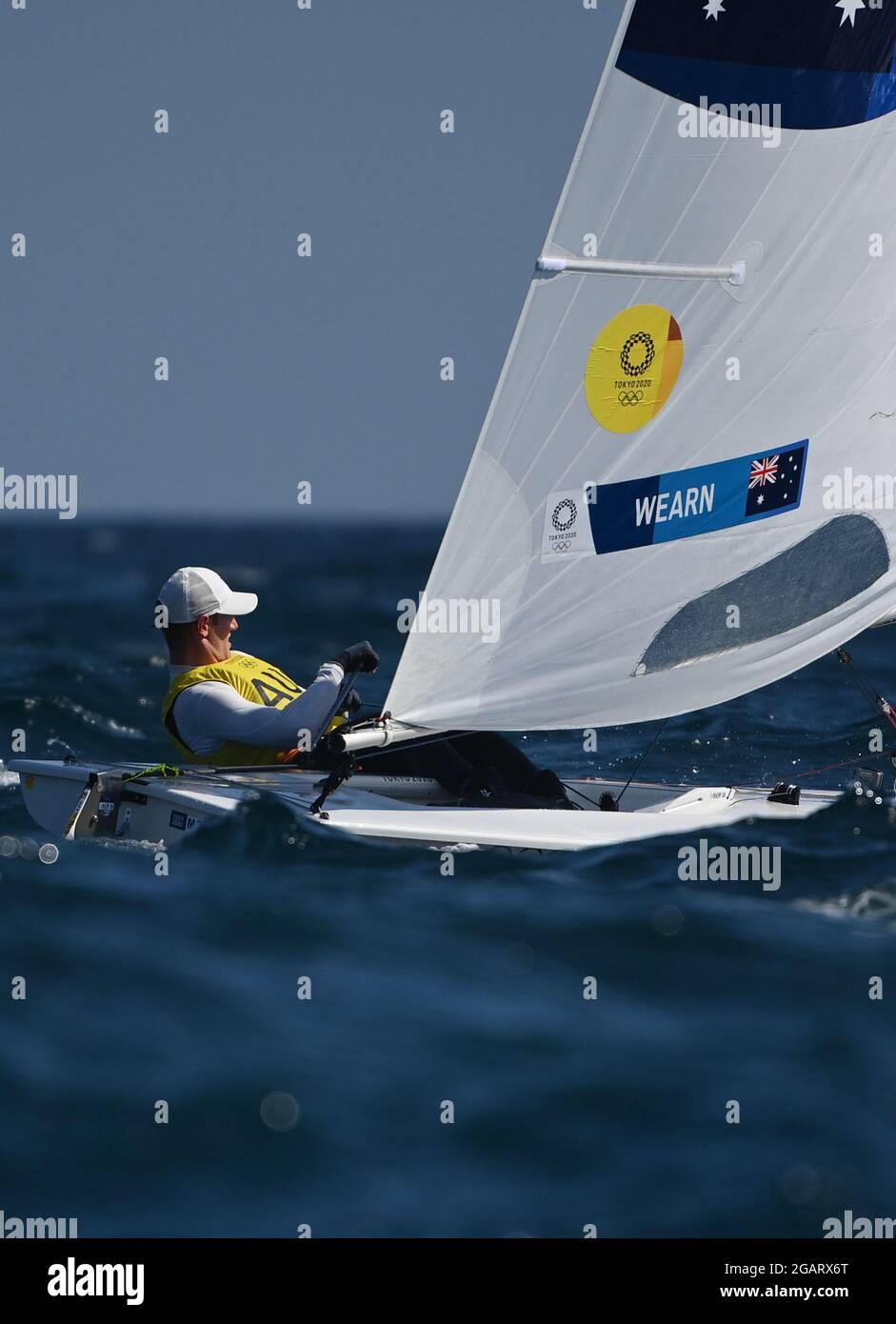 Kanagawa, Japan. 1st Aug, 2021. Matt Wearn of Australia competes during ...