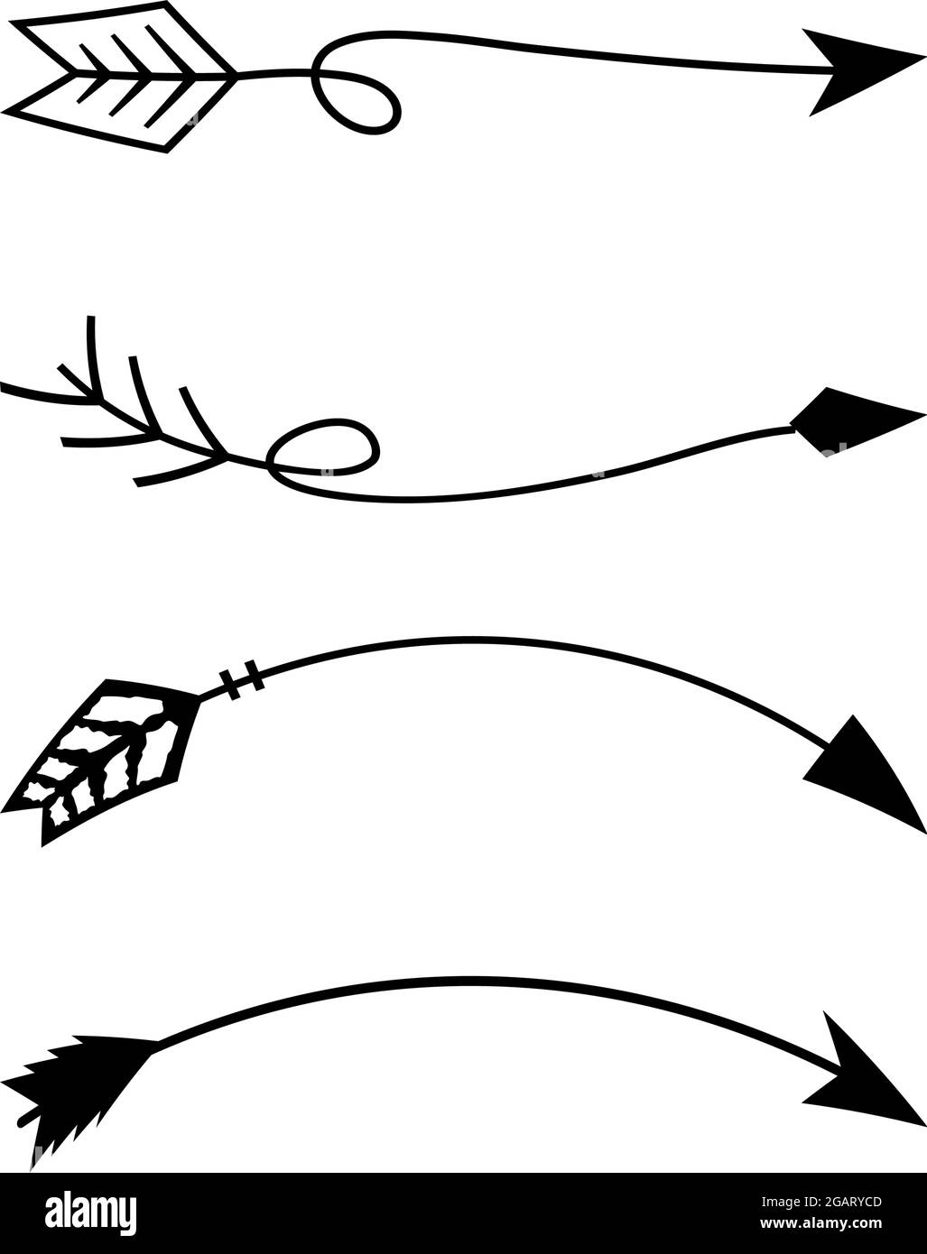 Arrows bundle hi-res stock photography and images - Alamy