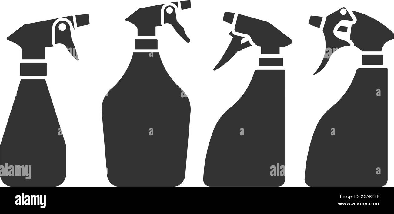 Spray icon design set bundle template isolated Stock Vector Image & Art ...