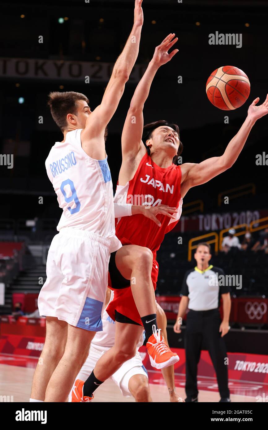 Saitama, Japan. 1st Aug, 2021. Daiki Tanaka (JPN) Basketball : Men's ...