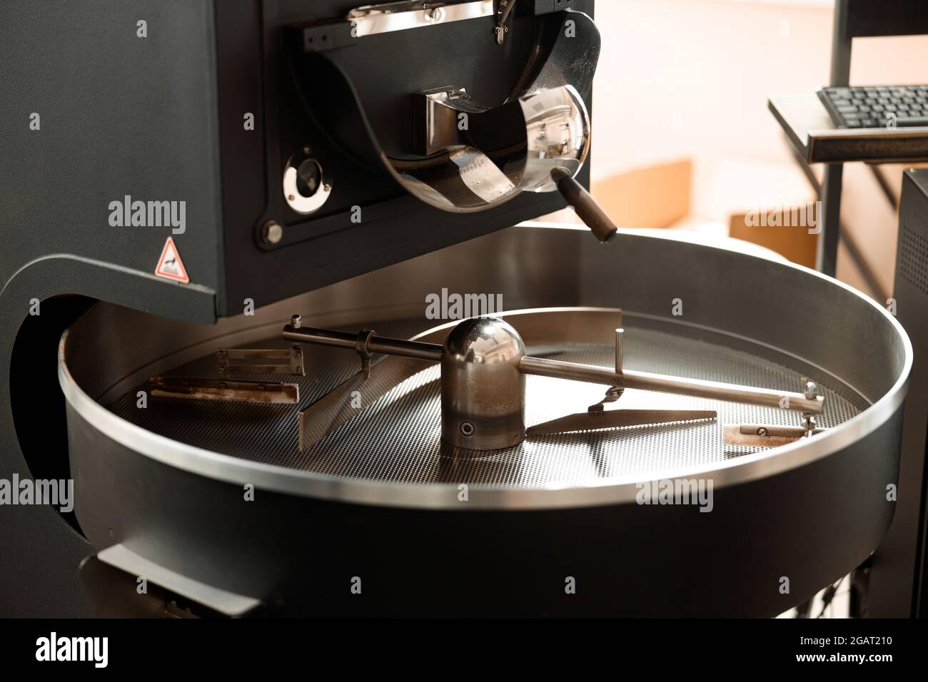 raw coffee testing before roast Stock Photo - Alamy